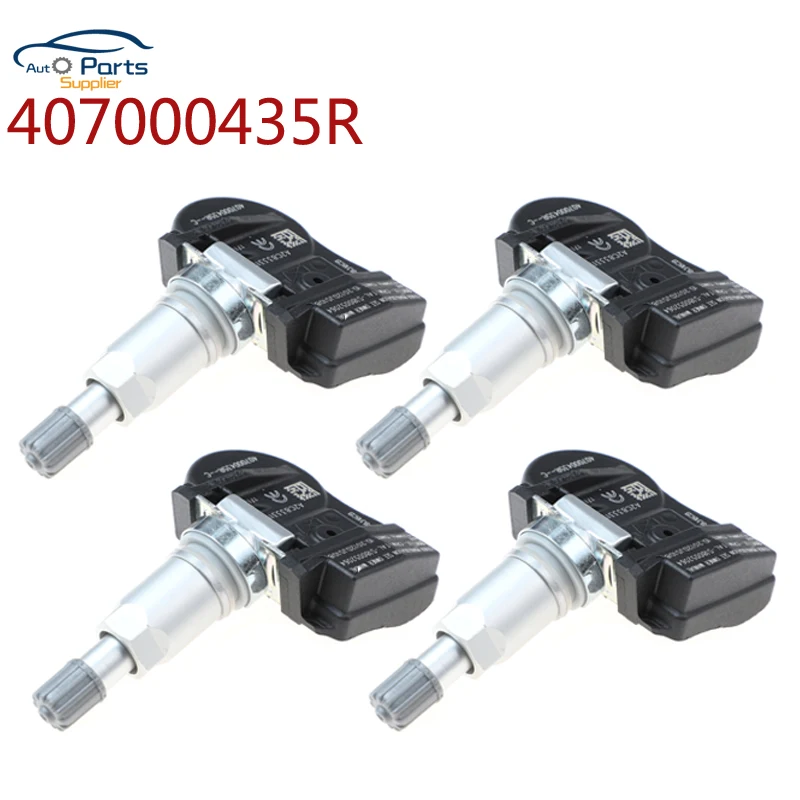 New 4pcs 407000435R Tire Pressure Sensor TPMS For Renault Megane Laguna ...