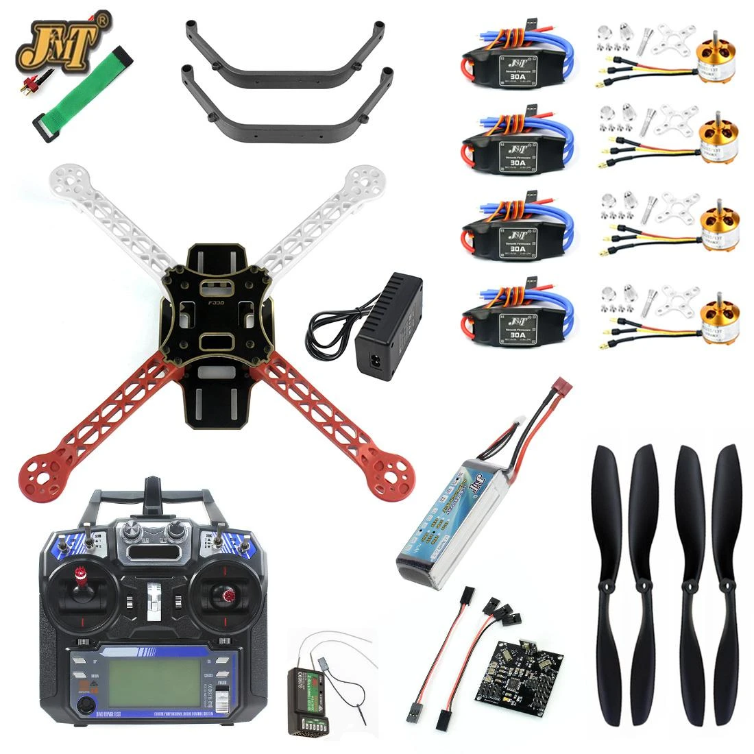 Jmt Full Set Diy Rc Drone Quadrocopter Kit 4-axle F330 Multicopter ...