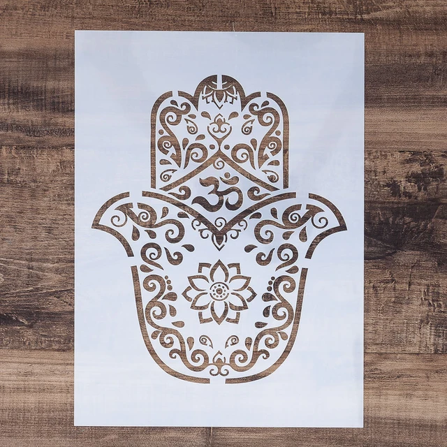 Hamsa Stencil