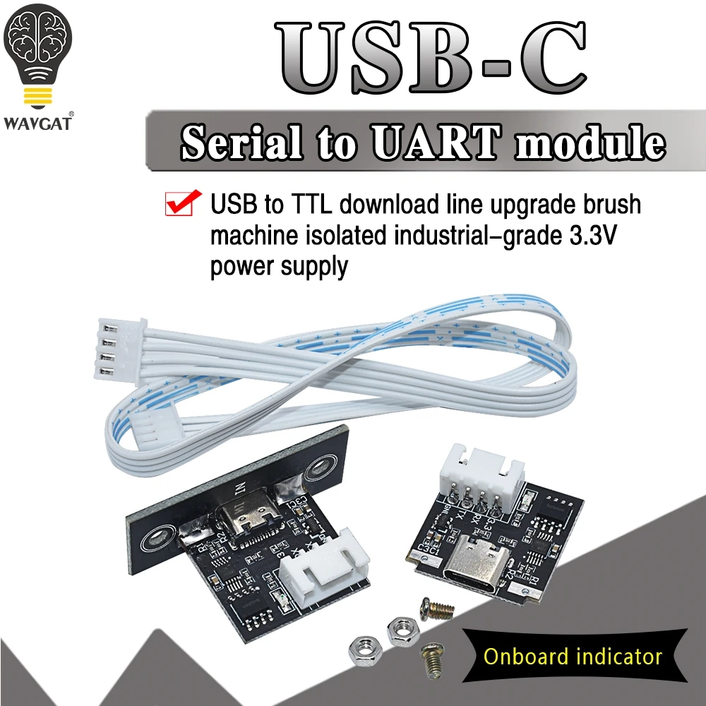 Isolated USB to TTL USB-C to serial port UART module Download line ...
