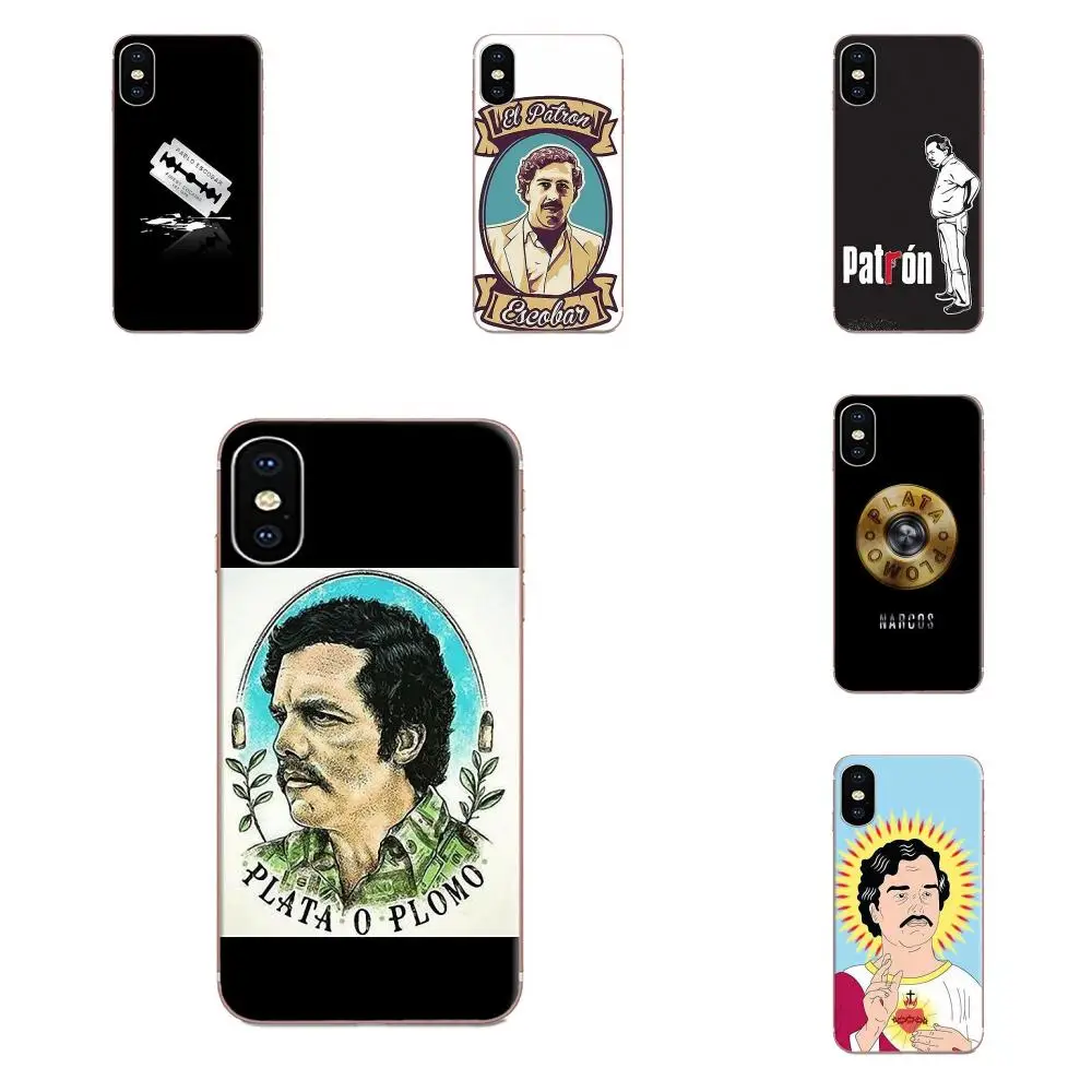 Soft TPU Art Print Cover Case Narcos Pablo Escobar For Xiaomi Mi A1 A2 ...