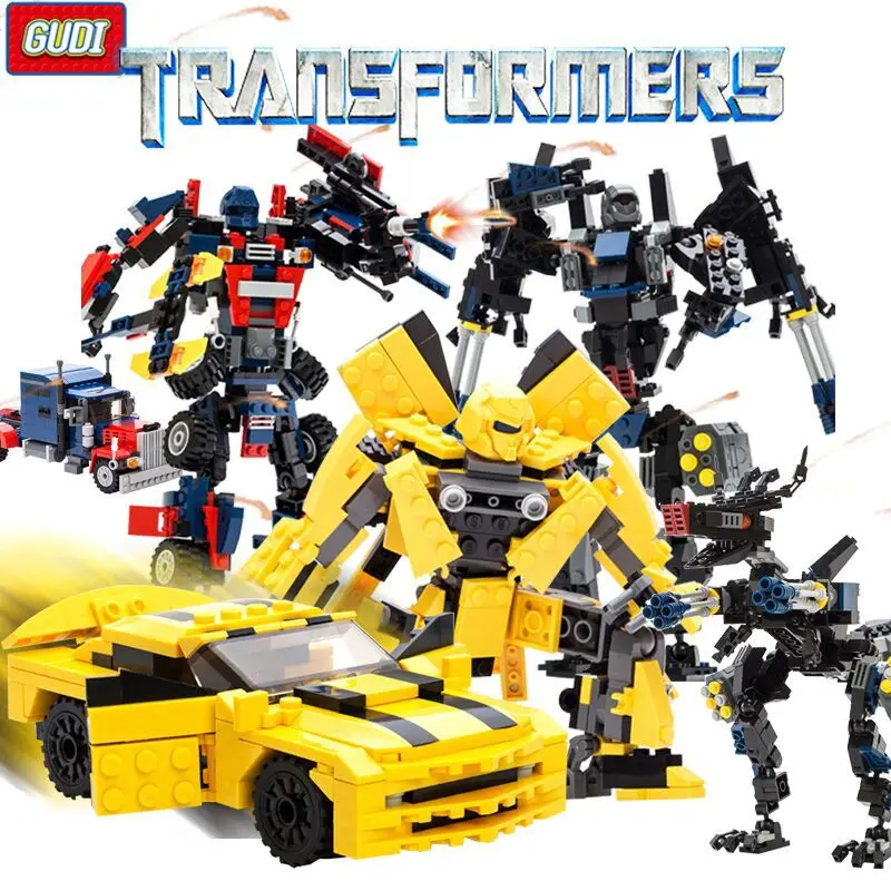GUDI 2-in-1 Transformation Serie Building Blocks Set - Building Toys