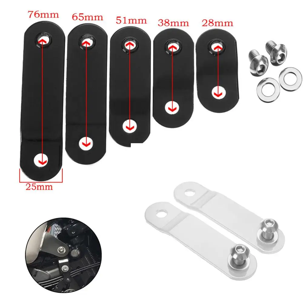 28/38/51/65/76MM Motorcycle Raise Tank Lift Modified Risers Raise Front ...