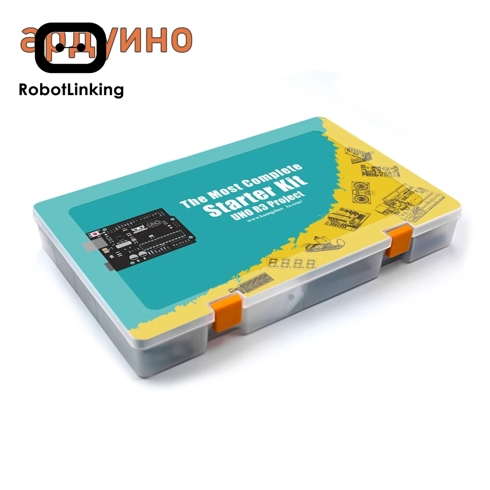 Buy Robotlinking The Most Complete Starter Kit Tutorial For Uno Component For Arduino 63 Items