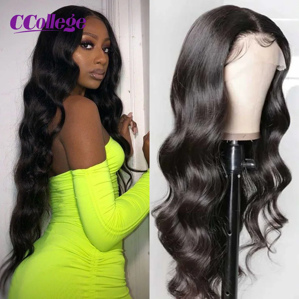 Hd Transparent Lace Frontal Wig Human Hair Wigs Body Wave Lace Front ...