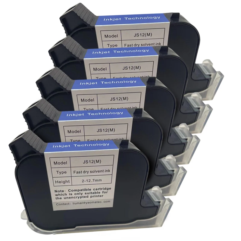 5pcs-JS12-12-7mm-Handheld-thermal-inkjet-Printer-Fast-Dry-Eco-Solvent ...