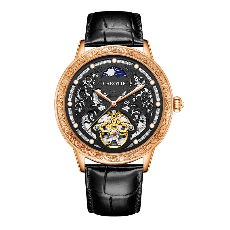 CAROTIF-Top-Brand-Luxury-watch-hollow-skeleton-automatic-mechanical-Man ...