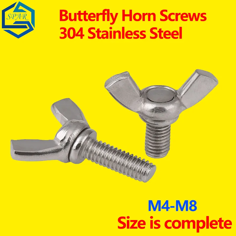 Butterfly Bolt Wing Bolt Wing Thumb Screws Claw Hand Tighten Screws ...