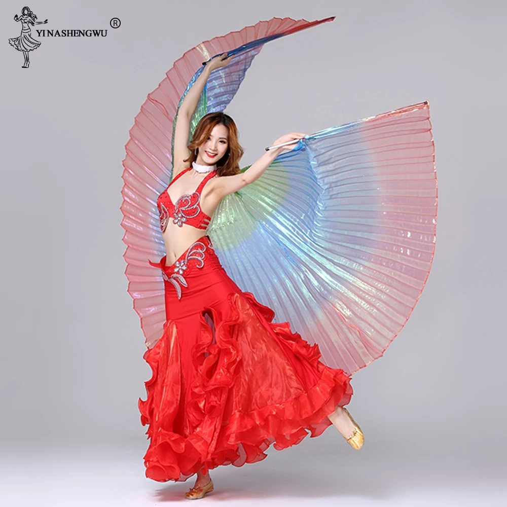 Adult Belly Dance Multicolored Wings New 360 Degree Belly Dance Isis ...