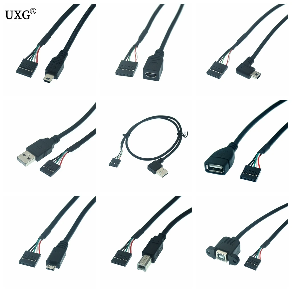 5Pin-Motherboard-Female-Header-to-Micro-USB-Male-Adapter-Dupont ...