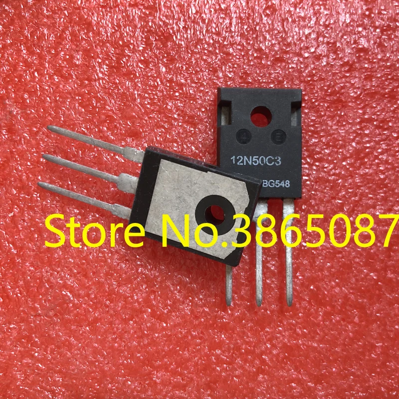 TRANSISTOR MOSFET de potencia, tubo MOS FET, 12N50C3 SPW12N50C3 TO ...