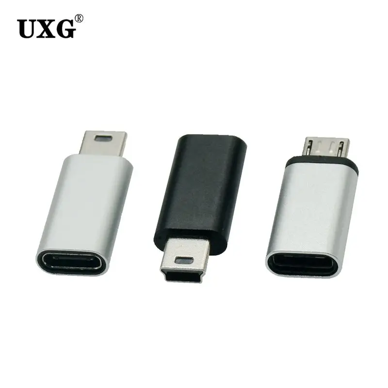 USB C to Mini USB Adapter Type C Female to Mini Micro 5pin USB Male ...