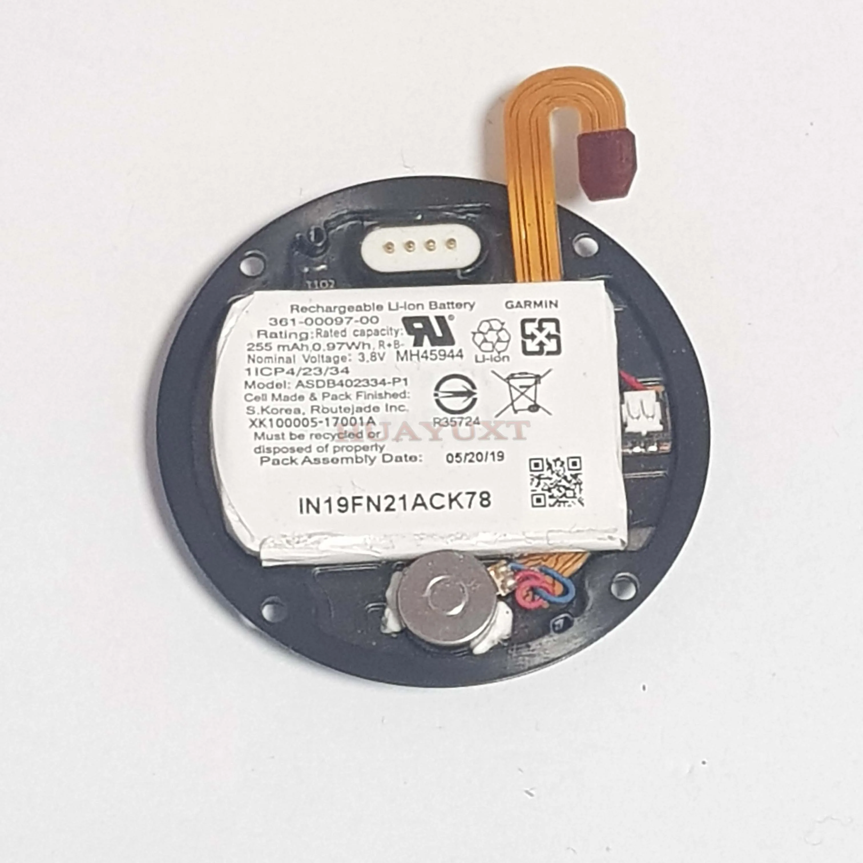 Back Cover With Battery For Garmin Fenix 5 Plus Gps Watch Housing Case ...