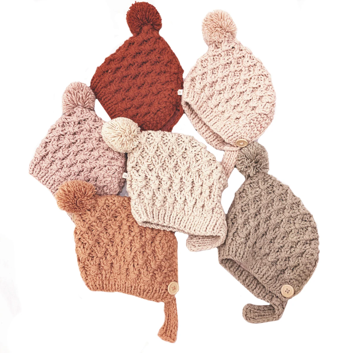 Baby-Woolen-Hat-Solid-Color-Windproof-Woolen-Hat-Thickened-Cap-for-Kids ...