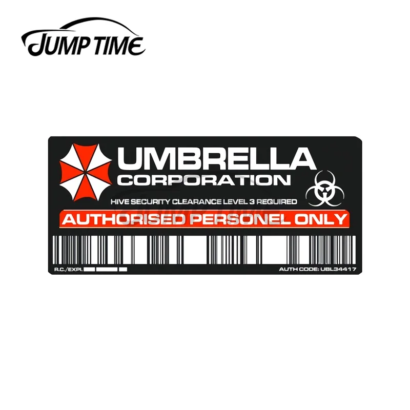 JumpTime-13-x-6-8cm-UMBRELLA-CORP-AUTHORIZATION-ACCESS-STICKER-VAN ...