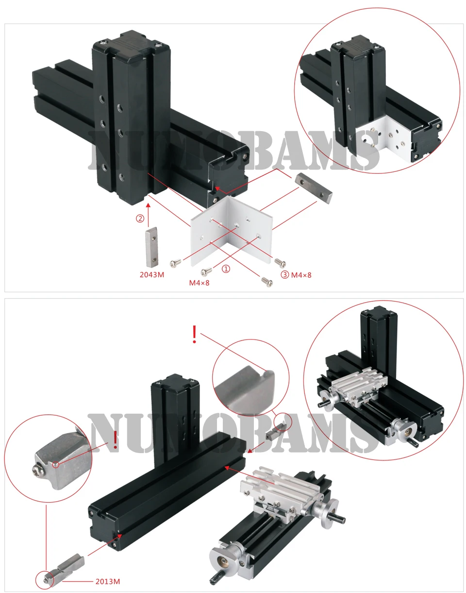 Numobams TZ20005MM Metal Milling Machine - Precision and Power in a ...