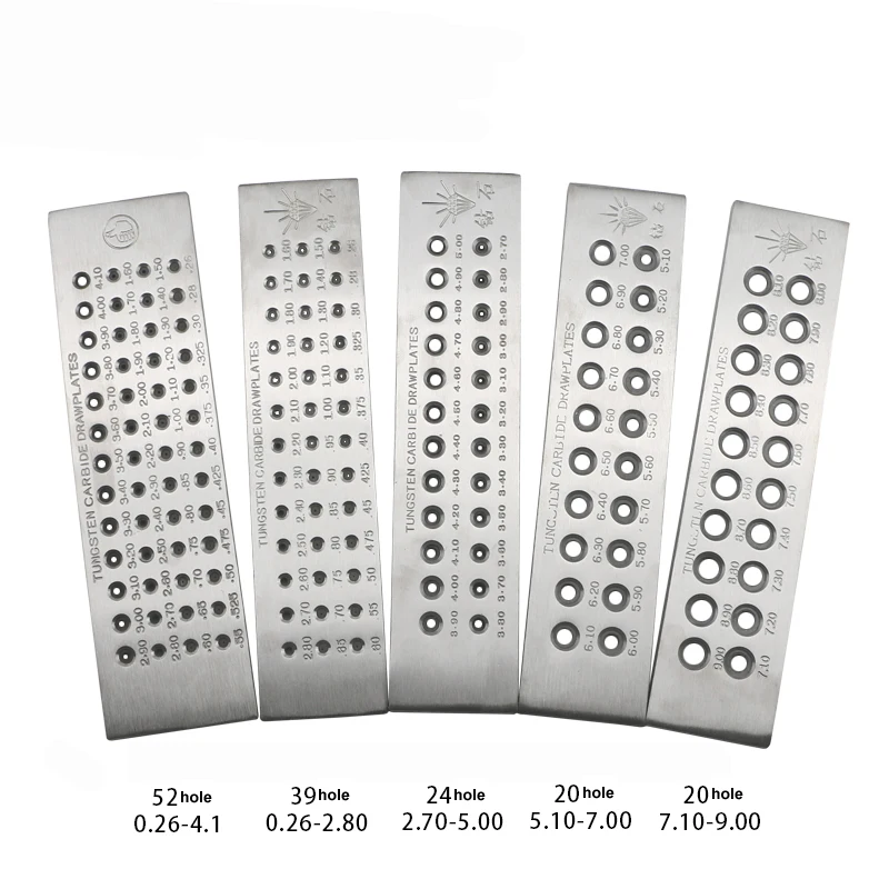Professional-Round-Holes-Wire-Drawing-Board-Metal-Drawplate-Jewelry ...