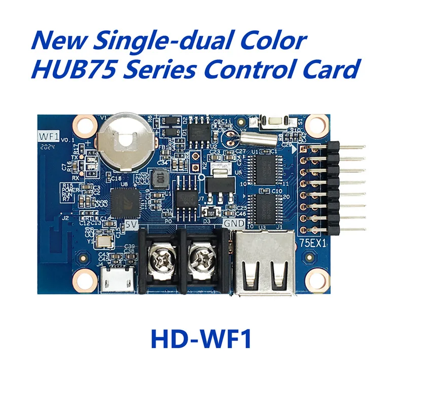 Hd Wf1 Hub75 Full Color Led Sign Control Card Text And Picture Display ...