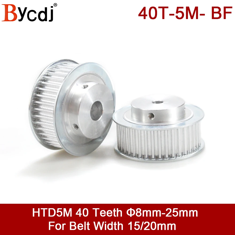 40 Teeth Htd5m Synchronous Pulley Bore 8/10/12/14/15/16/17/18/19/20/22 ...