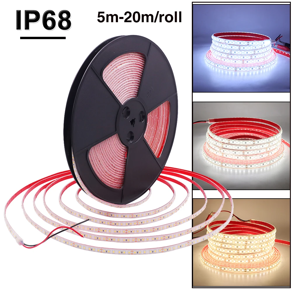IP68-Waterproof-2835-LED-Strip-DC-12V-24V-120-LEDs-m-5M-10M-15M-20M ...