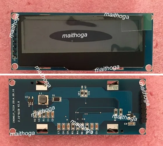 IPS 2.23 inch 7PIN SPI White/Yellow/Blue/Green/Orange PM OLED Screen ...