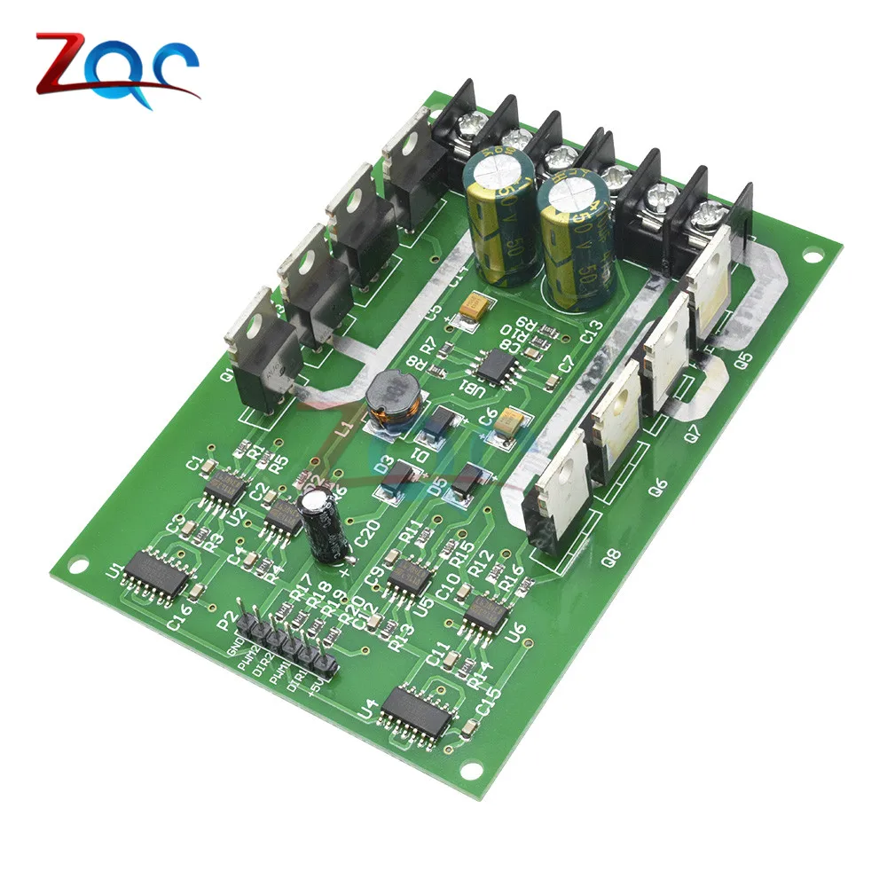 Dc 5v 12v 24v 15a Dual H-bridge Dc Motor Driver Module Motor Drive ...