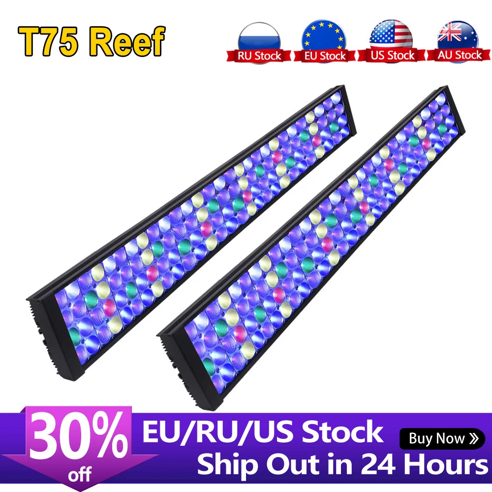 PopBloom 수족관 Led 조명 해양 암초 산호 물고기 수족관 led 탱크 LPS 일출 일몰 프로그래밍 가능한 램프 ...