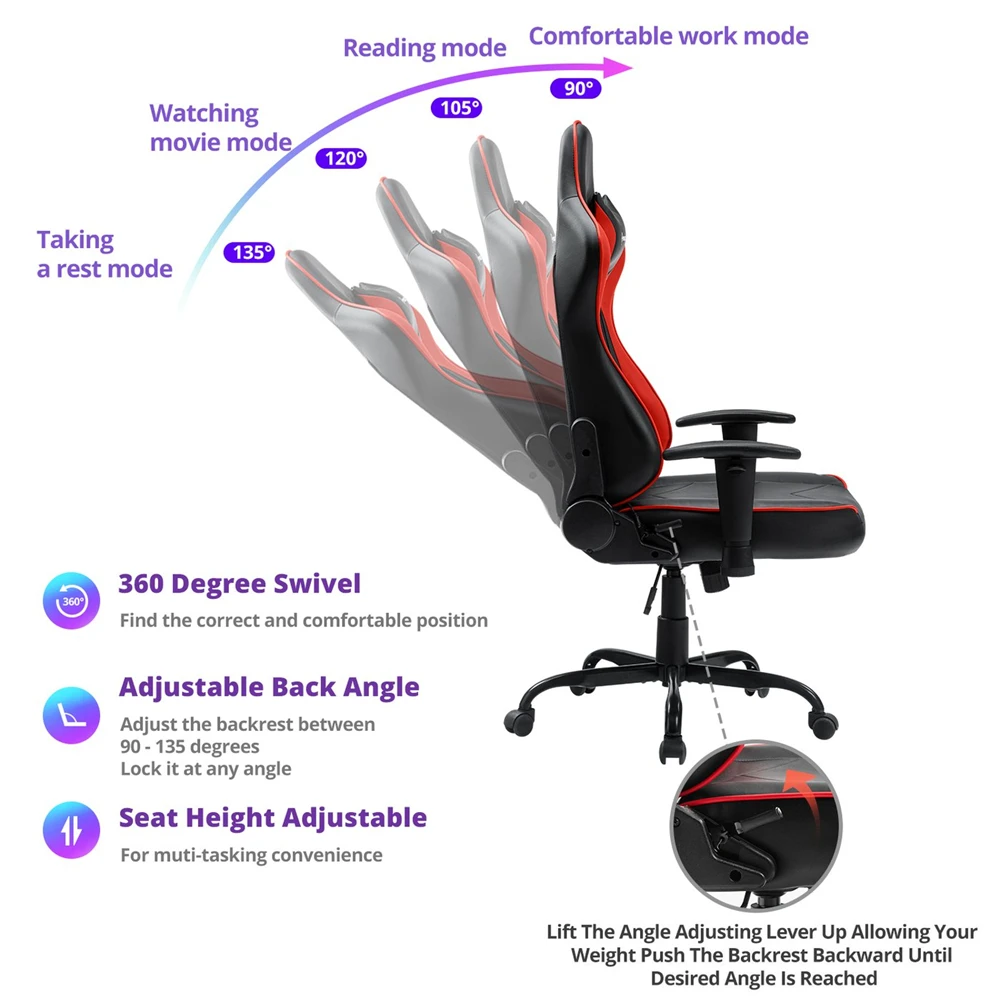 135 Degree Angle Chair