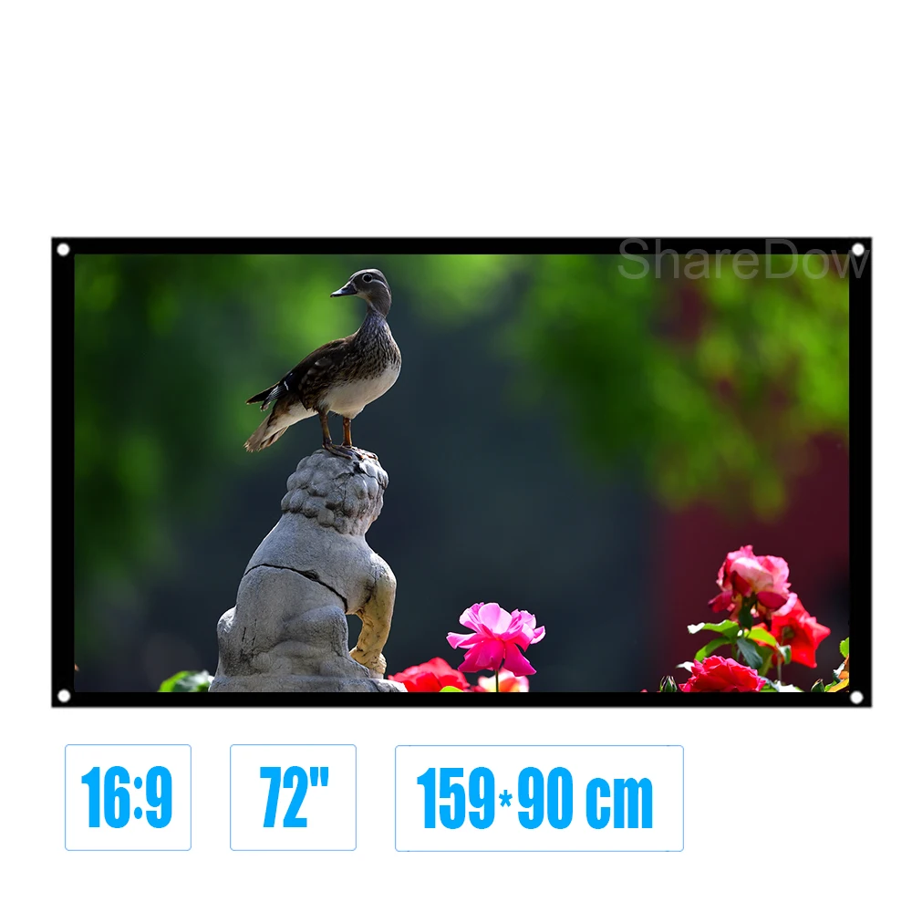 Fiber Glass Front Projection Screen | Projection Screen White Glass ...