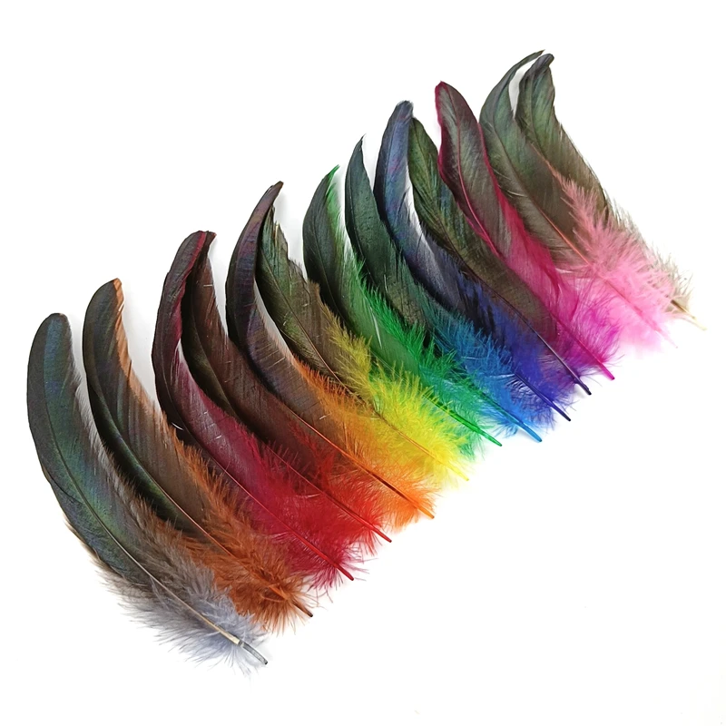 50Pcs/Lot 15-20cm Rooster Feathers for Crafts Chicken Decoration ...