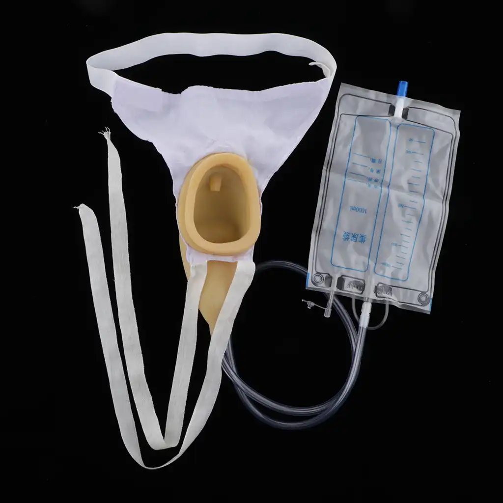 Portable Reuseable Male Urinal Pee Holder Bag Collector Urinary ...