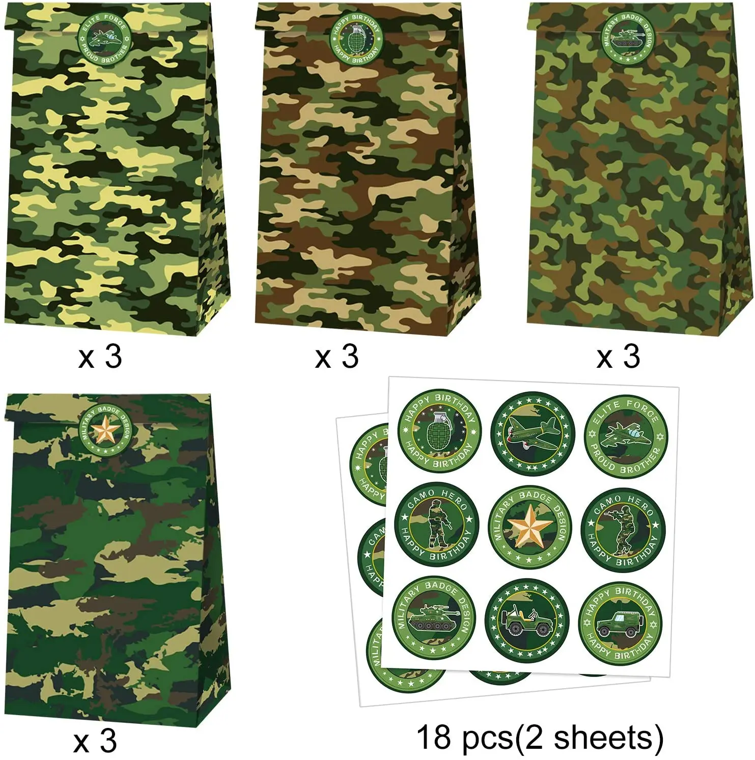 Camouflage Patterns For Favors