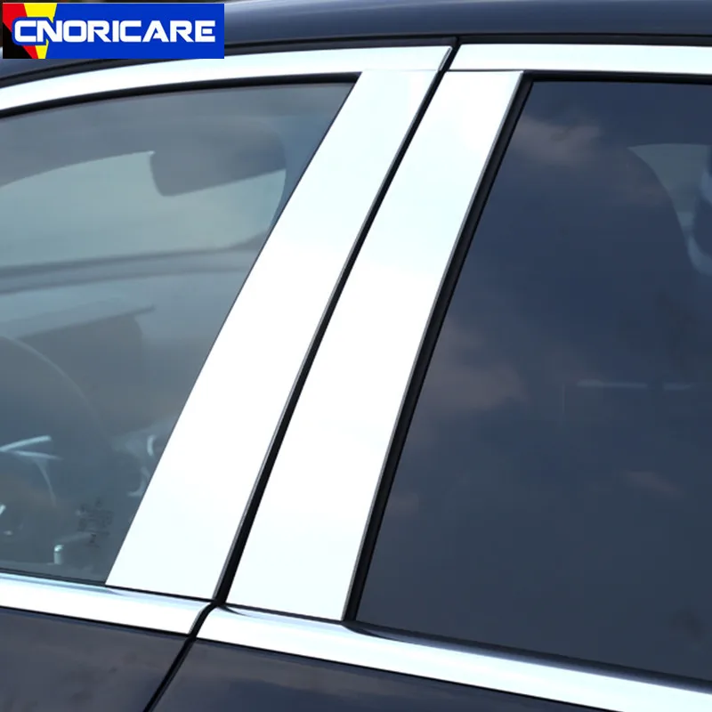 Car Window B Pillars Bright Panel Decoration Sticker Trim For Mercedes ...