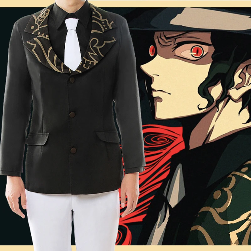 Anime Comic Demon Slayer Kimetsu No Yaiba Cosplay Costumes Kibutsuji ...