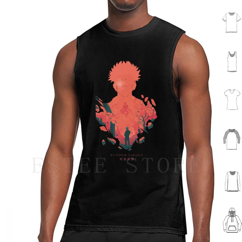 Sukuna-Territory-Tank-Tops-Vest-Satoru-Gojo-Gojo-Jujutsu-Ryomen-Sukuna ...