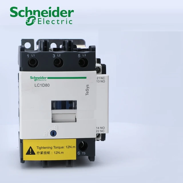 Genuine Schneider AC Contactor LC1D80 AC220V LC1-D80M7C, 44% OFF