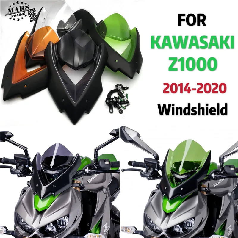 Motorcycle-Windscreen-Viser-Visor-Windshield-Deflector-Fits-For ...