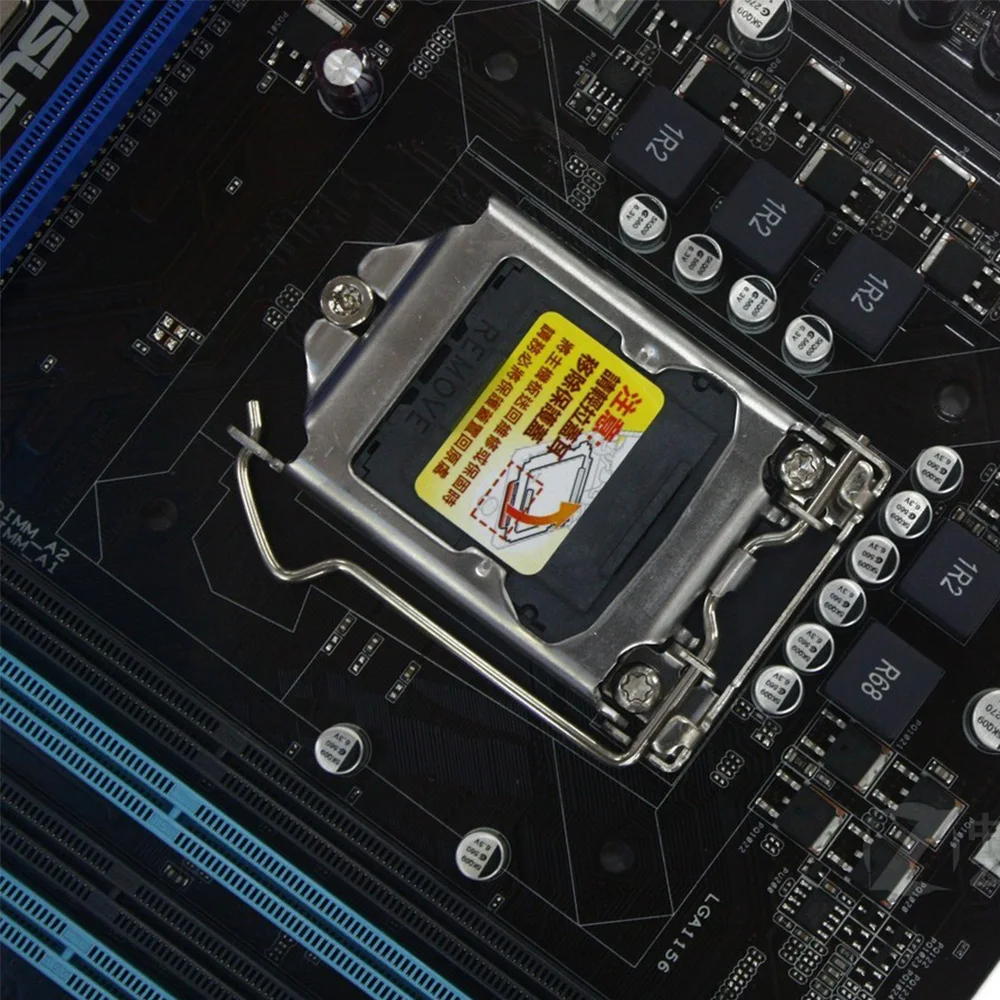 Оригинальная б/у настольная Материнская плата Asus Intel P55 Asus P7P55 ...