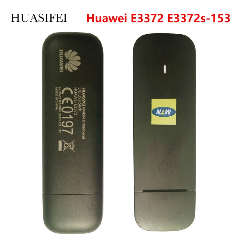Unlocked-Huawei-E3372-E3372s-153-4G-LTE-150Mbps-USB-Stick-Dongle-Modem ...