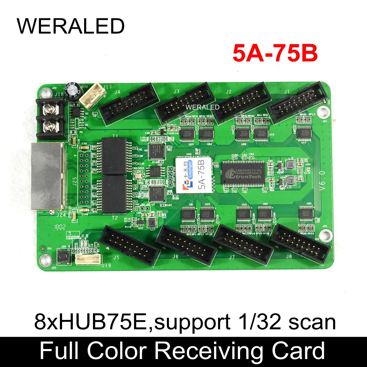 Colorlight 5A-75B V8.0 Full Color LED Video Screen Receiving Card With ...