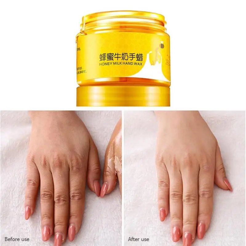 150g Milk Honey Hand Mask Hand Wax Moisturizing Whitening Skin Care ...