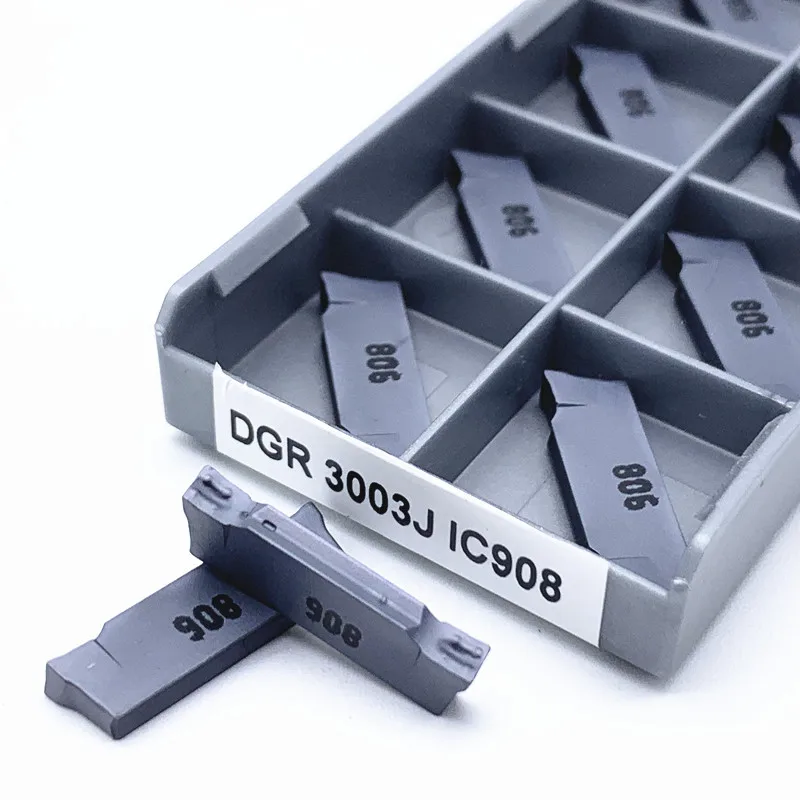 Yüksek kaliteli DGN3003J / DGN3003C IC908 CNC karbür Insert oluklu DGN ...