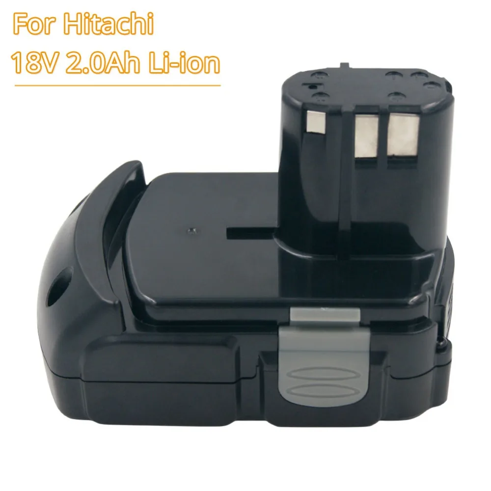 Power Tools Replacement Battery 2000mAh Lithium 18V for Hitachi ...