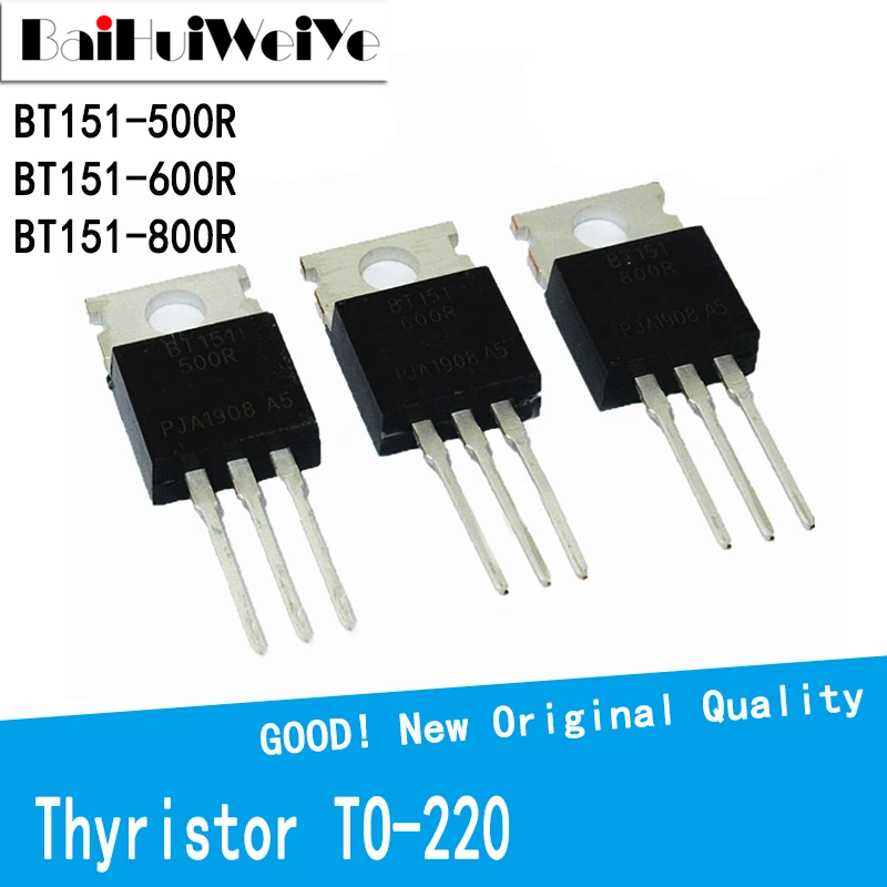 10PCS-LOT-BT151-500R-BT151-600R-BT151-800R-THYRISTOR-12A-TO-220-TO220 ...