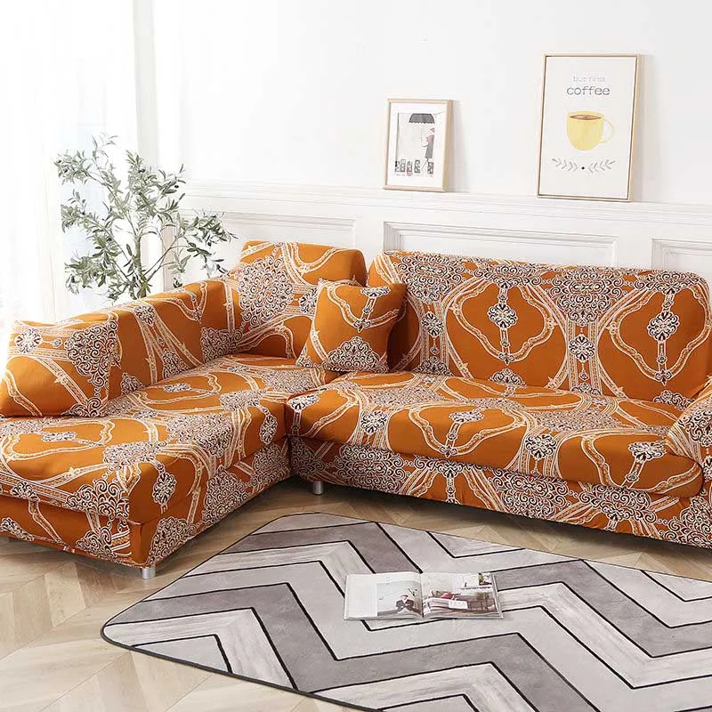 Рождественский стиль, эластичный чехол для дивана, Хлопковый чехол для ...