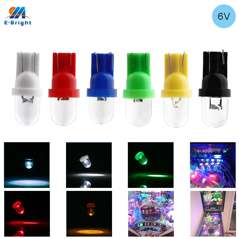 194 168 2825 Light Bulbs Dc 6v 6.3v T10 W5w Bulb Replacement For ...