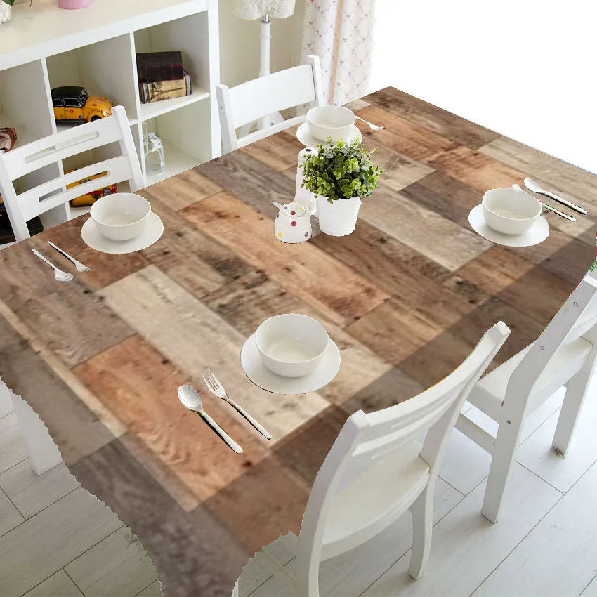 Rustic Wood Texture Table