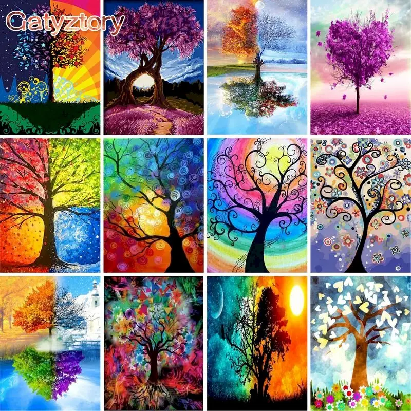 Unique Tree Paintings