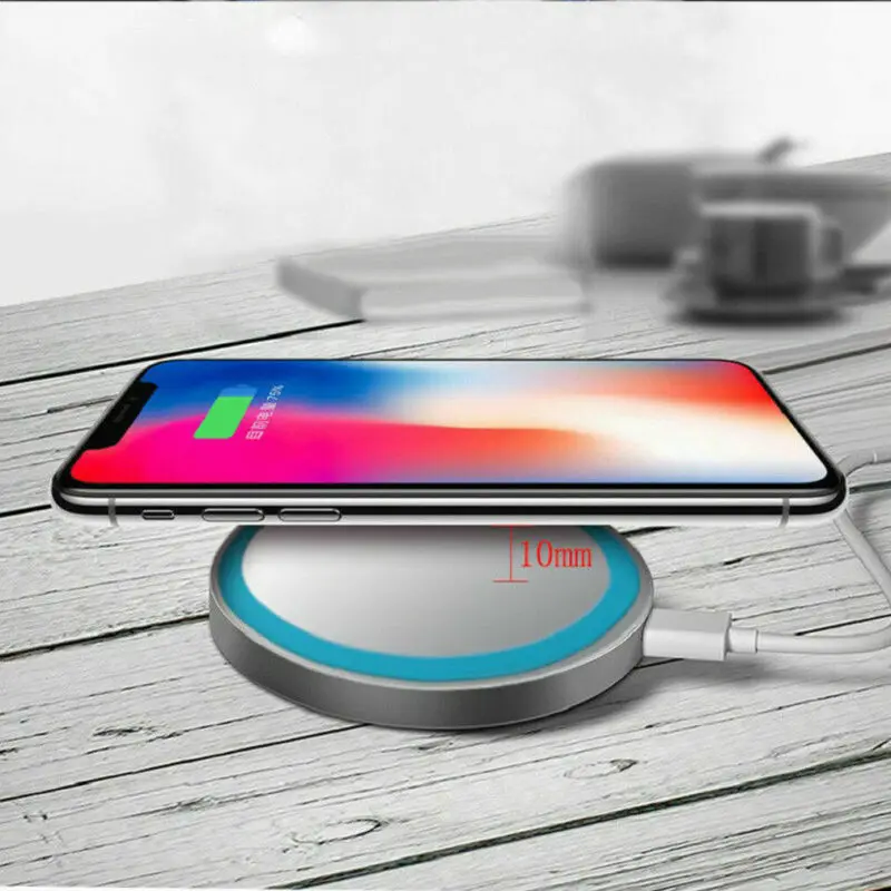 Fast Wireless Charger Qi Charging Pad With Receiver for iPhone 6 6 plus Samsung
