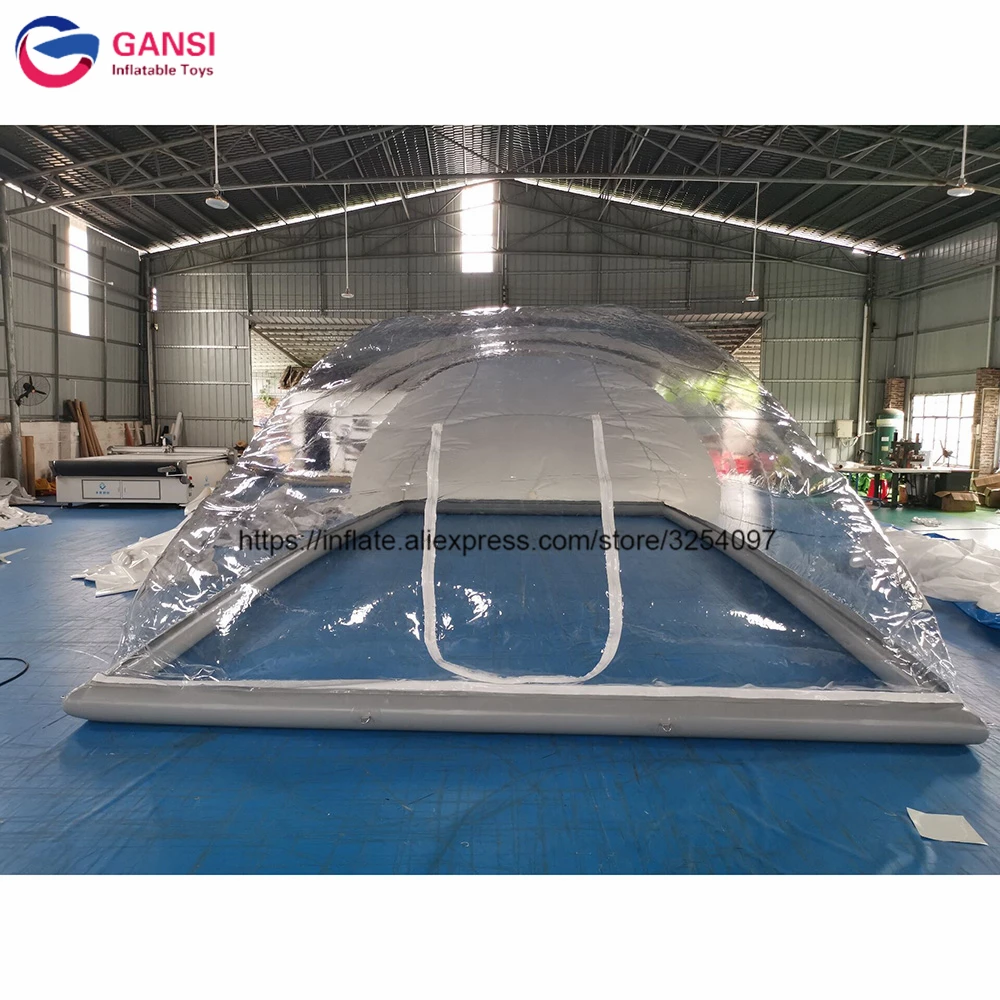 Dust-Proof-Inflatable-Pool-Cover-Dome-Tent-Transparent-Inflatable-Pool ...